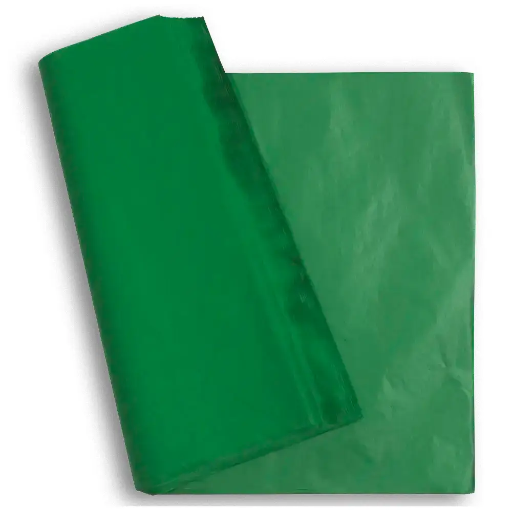 Green Tissue Paper from Carrier Bag Shop | Acid free MG and MF Tissue Paper
