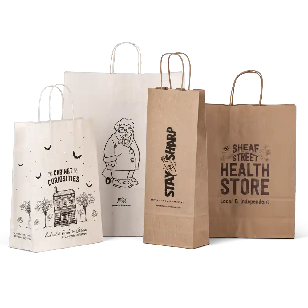 Printed paper bags customized paper bags