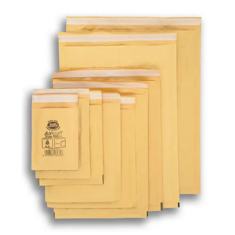 Jiffy Bags | Jiffy Envelopes | Jiffy Postal bags from Carrier Bag Shop