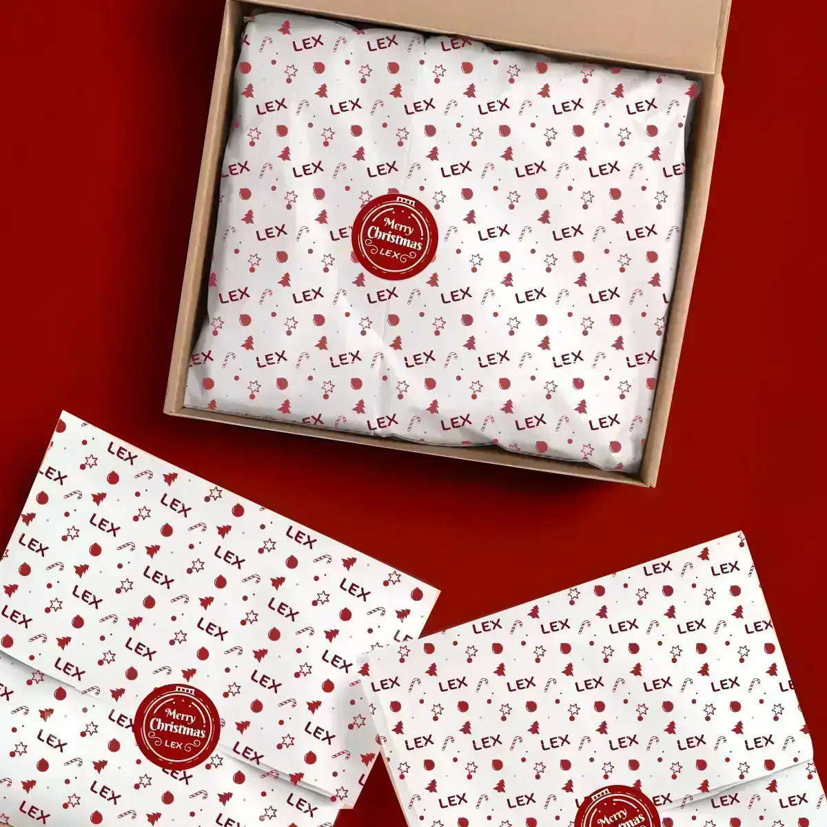 Christmas Tissue and Stickers Offer - Save 25