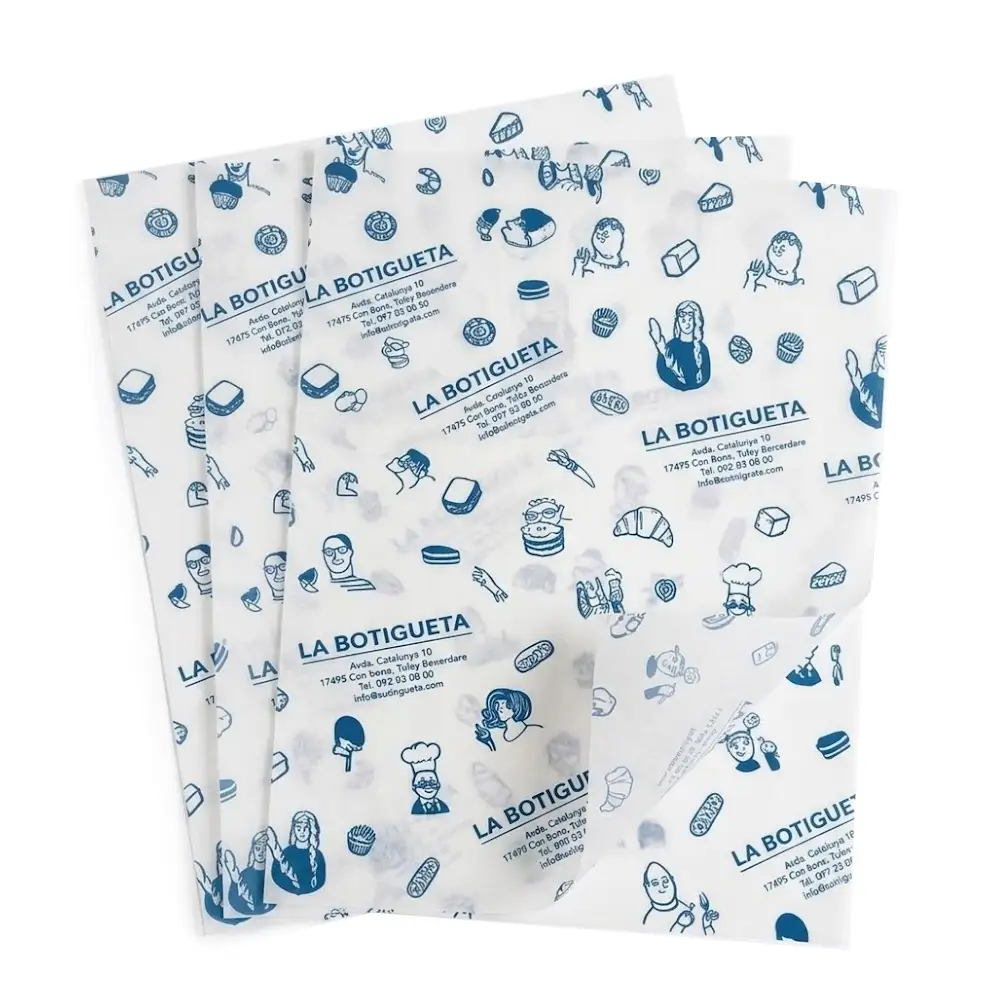 Printed Greaseproof Food Wrap | Printed Food Packaging